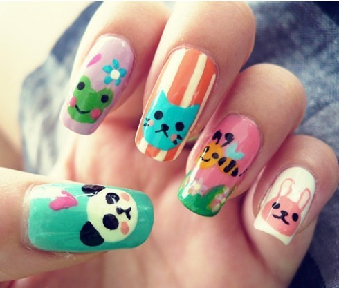 25+ Cute and Adorable Animal Nails – EntertainmentMesh