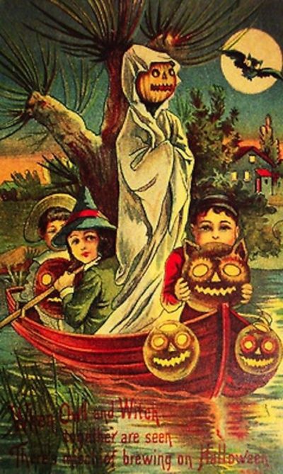 30+ Cute Vintage Halloween Photos & Postcard Images for 2017 ...